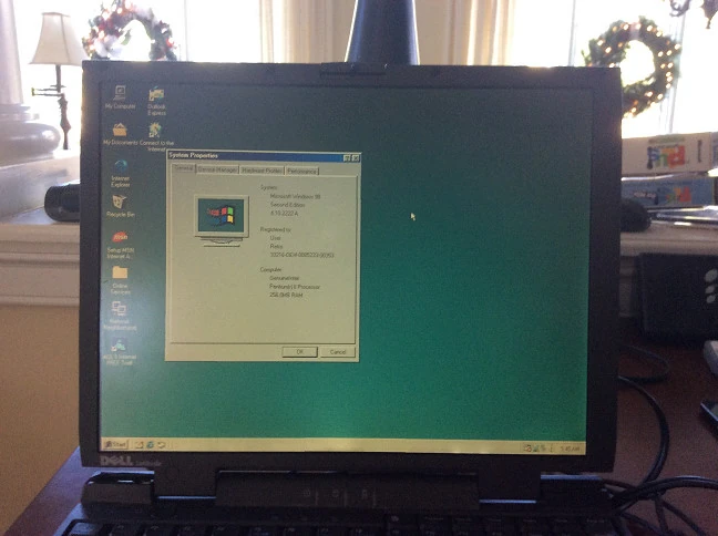 Windows 98 Computer Dell