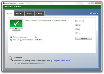 Microsoft security essentials 32 bit store