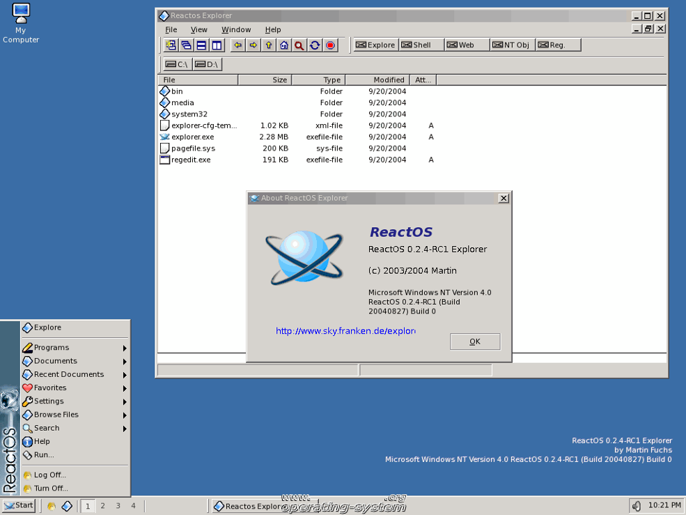 Reactos Explorer How To Use ReactOS, The Open Source Windows Clone