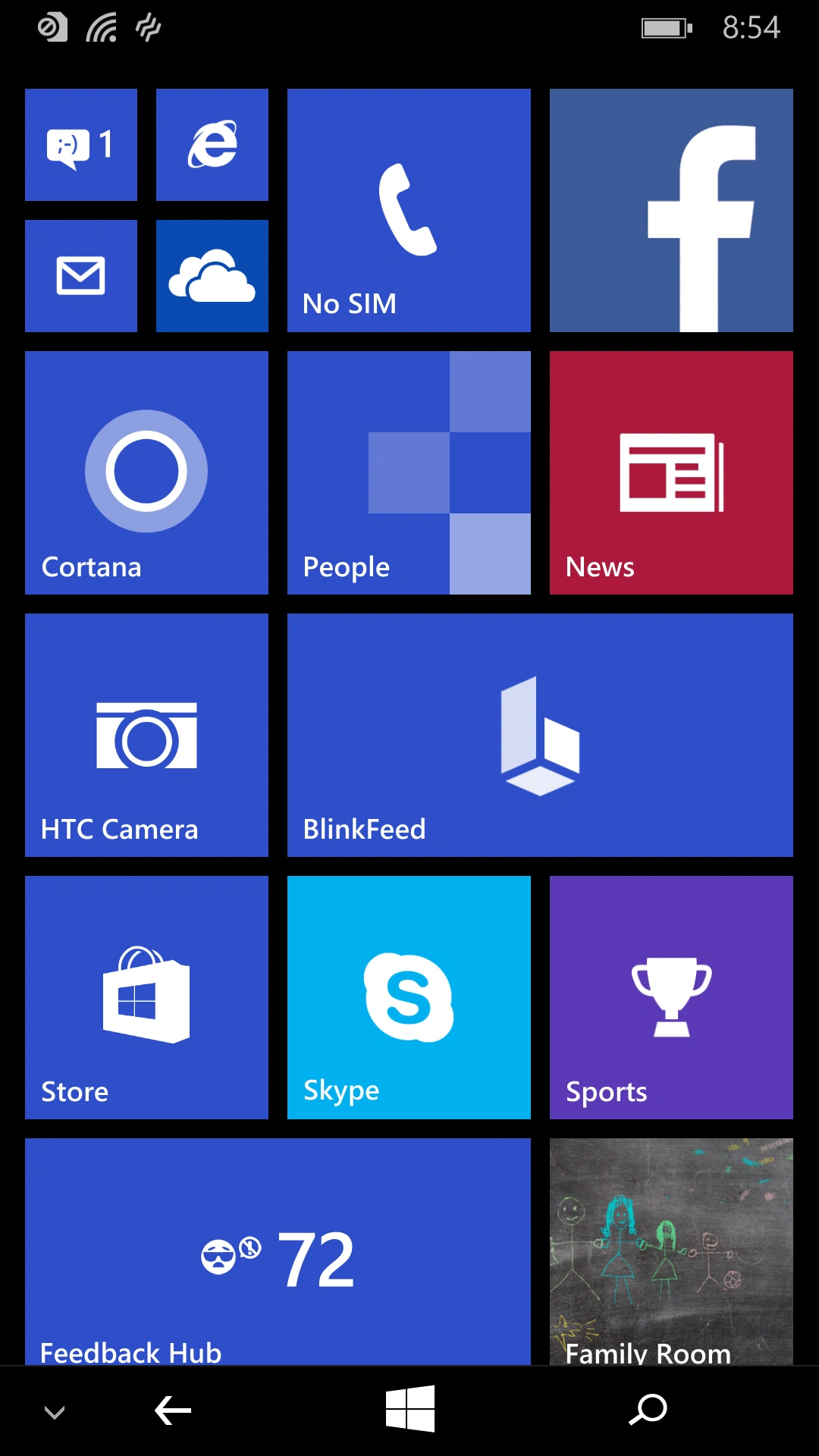 Windows Phone Screen