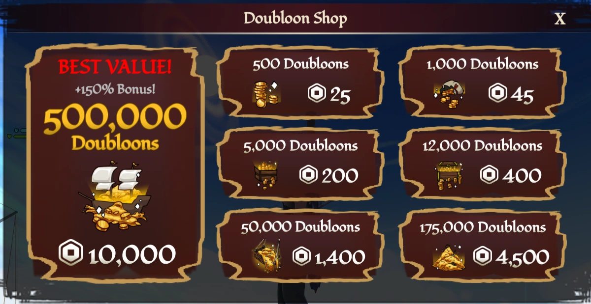 Premium Shop | Winds of Fortune Wiki | Fandom