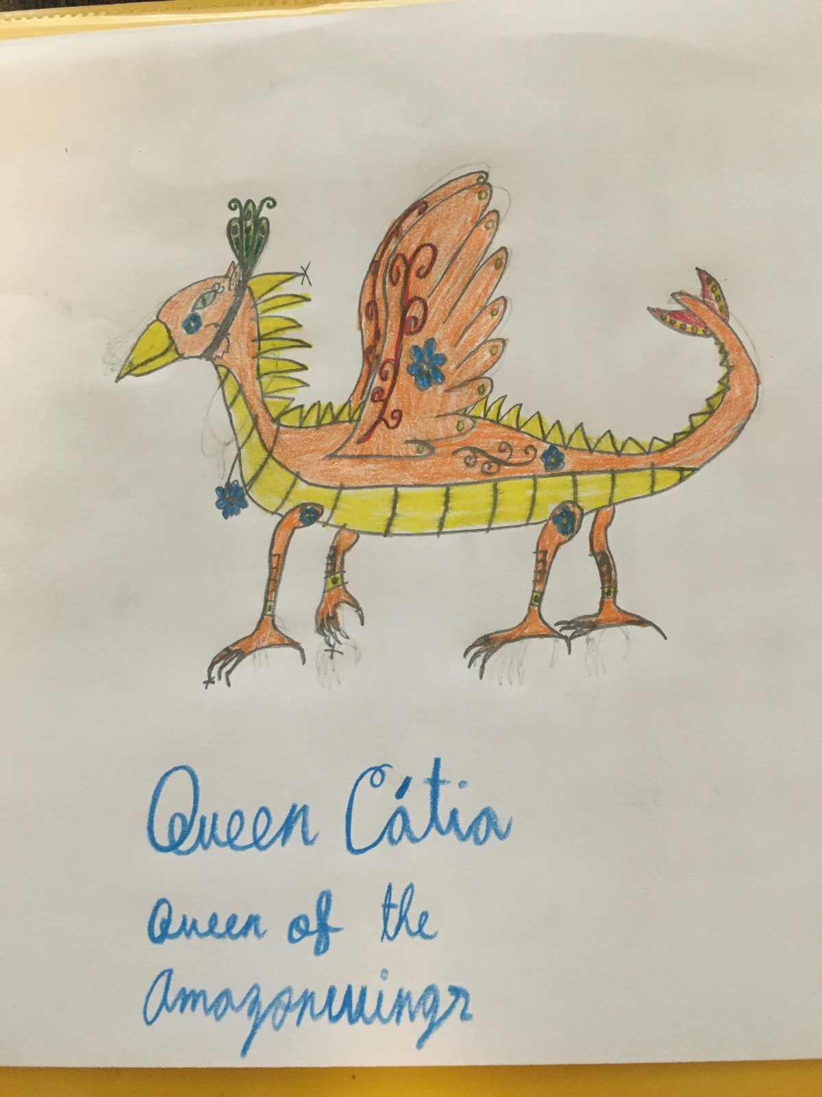 Queen Cátia | Wings of Fire Fanon Tribes Wiki | Fandom