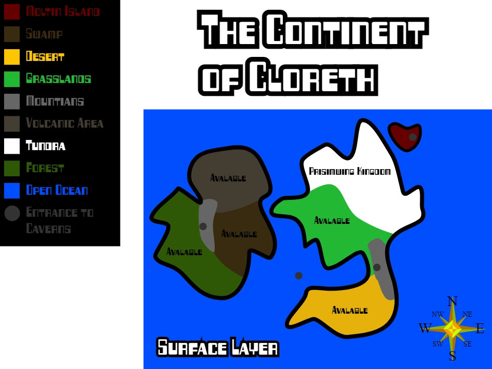 The Continent of Cloreth | Wings of Fire Fanon Tribes Wiki | Fandom