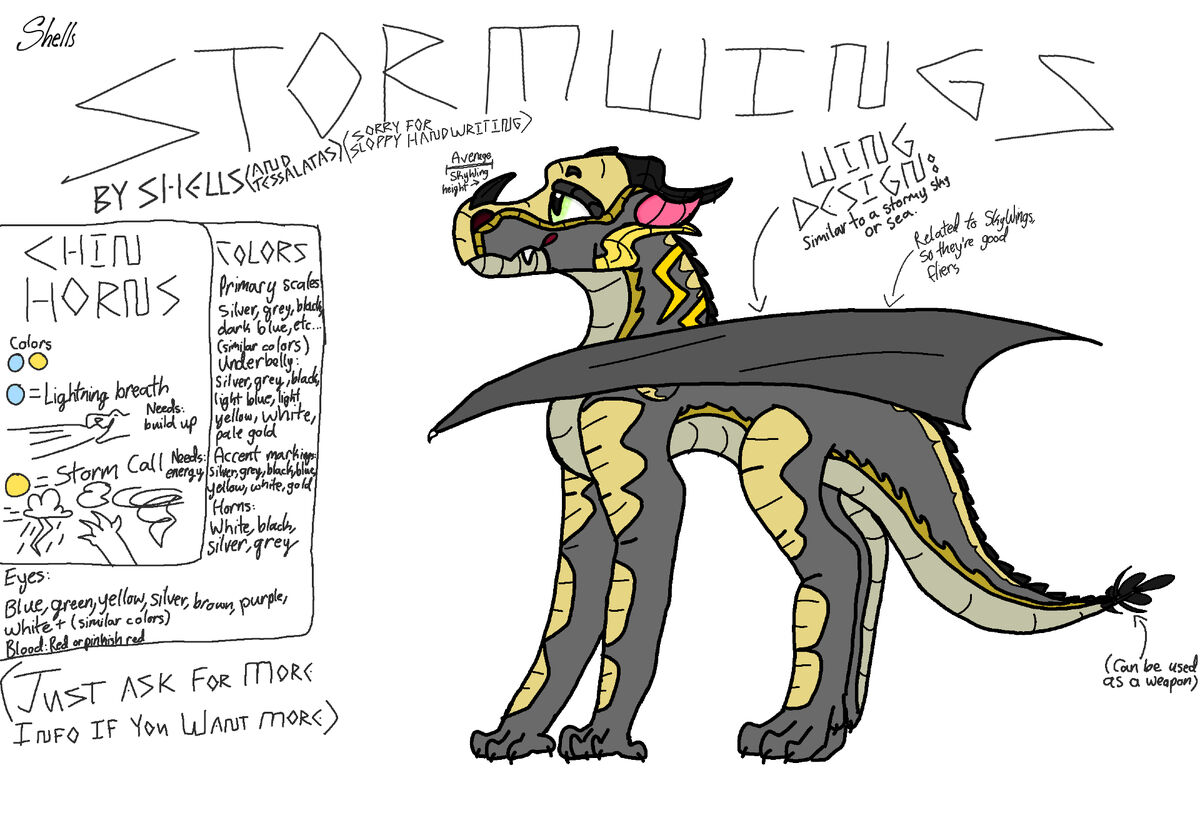 Stormwings Shells Wings Of Fire Fanon Tribes Wiki Fandom
