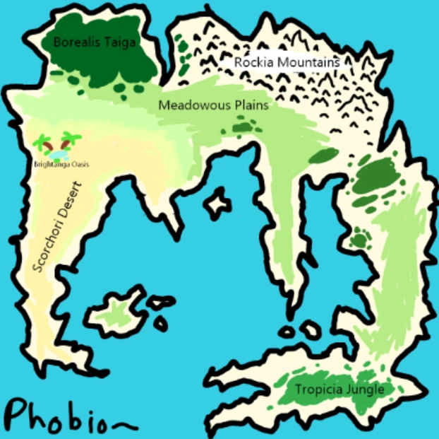 Phobio (My Fan Continent) | Wings of Fire Fanon Tribes Wiki | Fandom