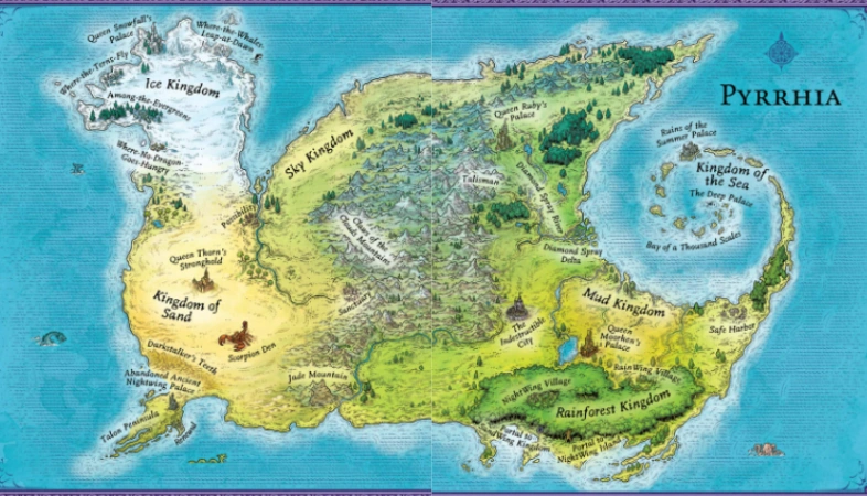 User blog:Glitter the IceWing/AGttDW map!!!! | Wings of Fire Wiki | Fandom