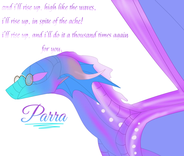 User blog:LUMINORA-9054/Parra the Rainwing | Wings of Fire Wiki | Fandom