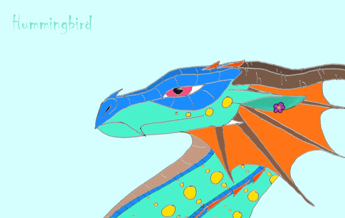 Hummingbird (Cut-throat the AbyssWing) | Wings of Fire Fanon Wiki | Fandom