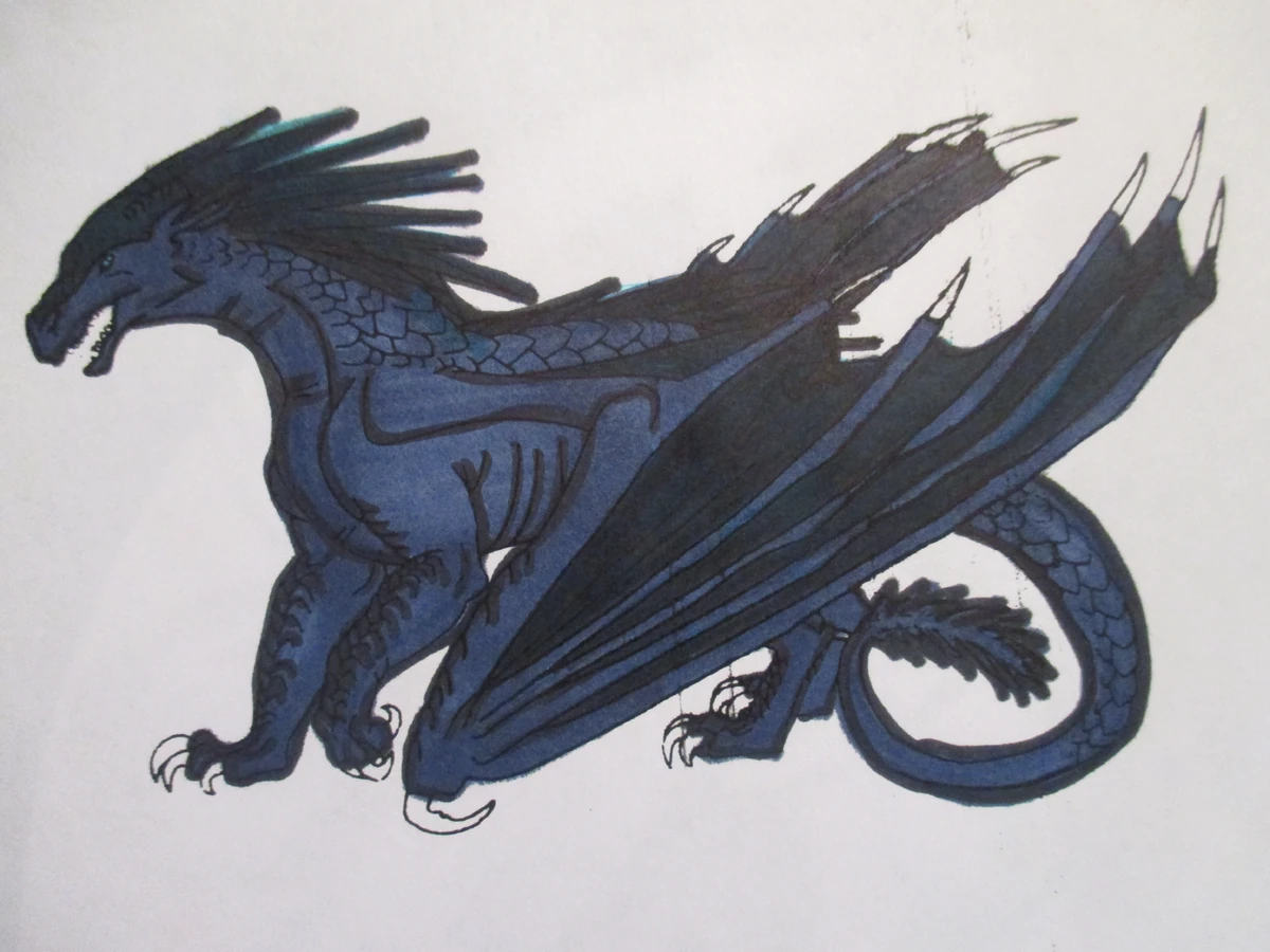 Storm (IceWing/NightWing Hybrid) | Wings of Fire Fanon Wiki | Fandom