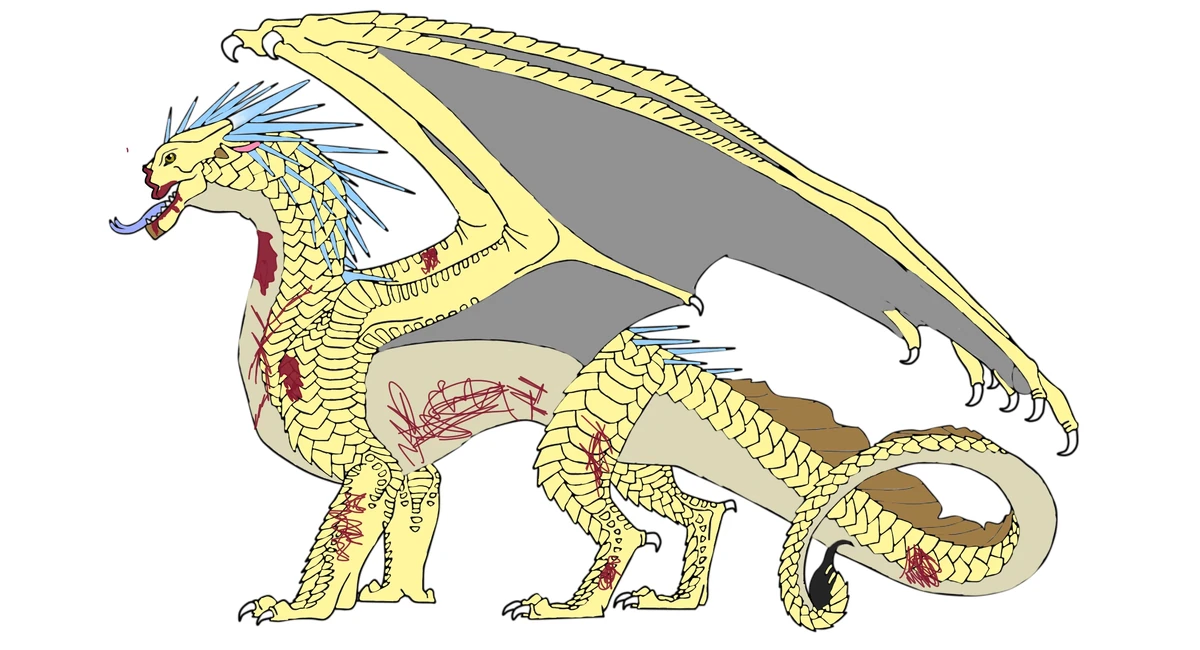 scarification wings on back