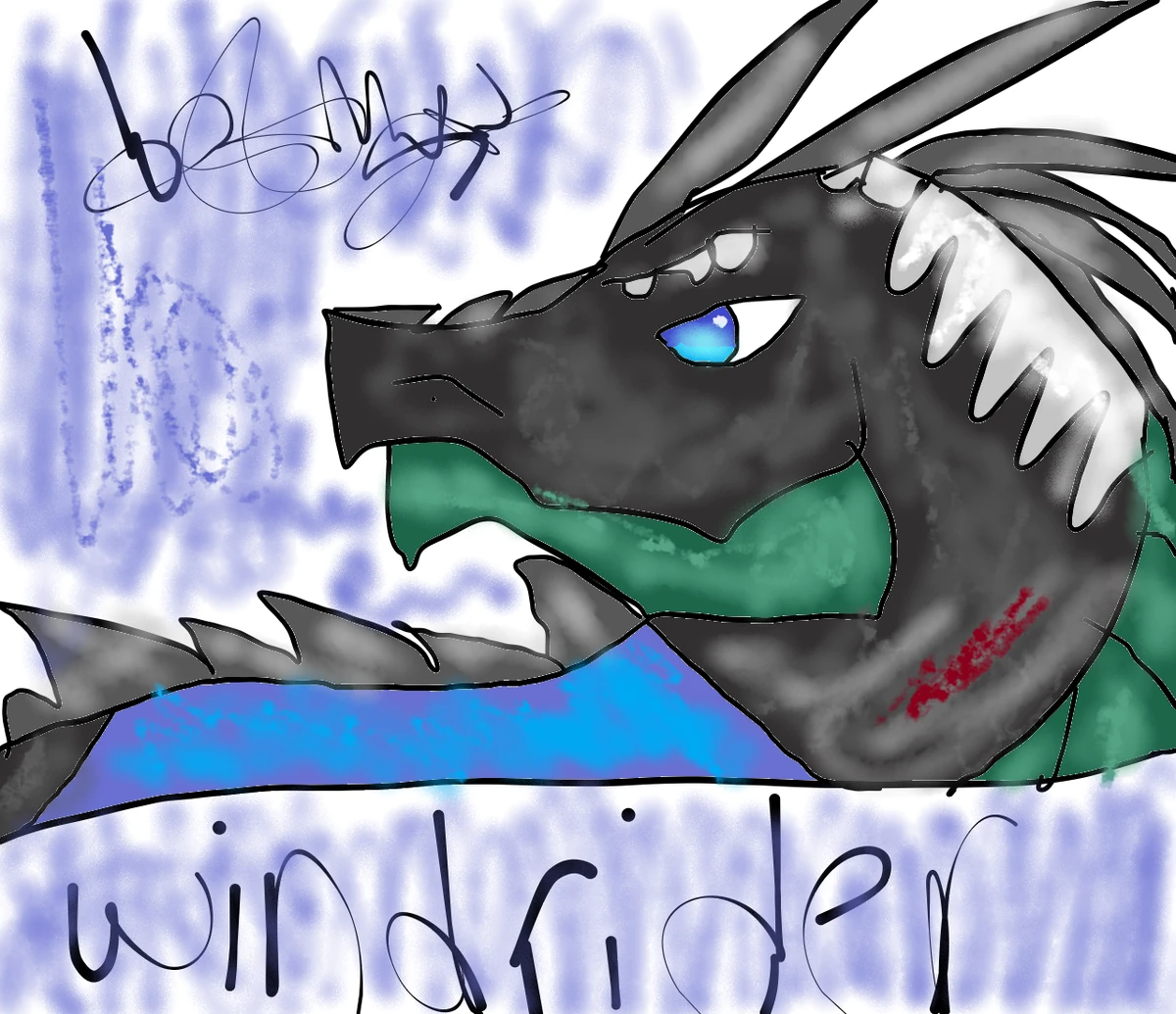 Windrider the Ice-NightWing | Wings of Fire Fanon Wiki | Fandom