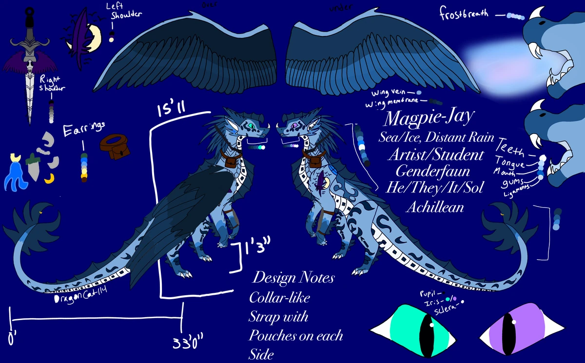 Magpie-Jay Caelum Dusttalon | Wings of Fire Fanon Wiki | Fandom