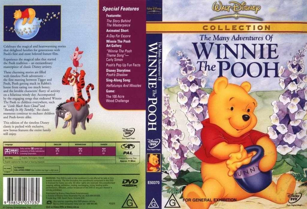 The Many Adventures of Winnie the Pooh/Home video | Winniepedia | Fandom
