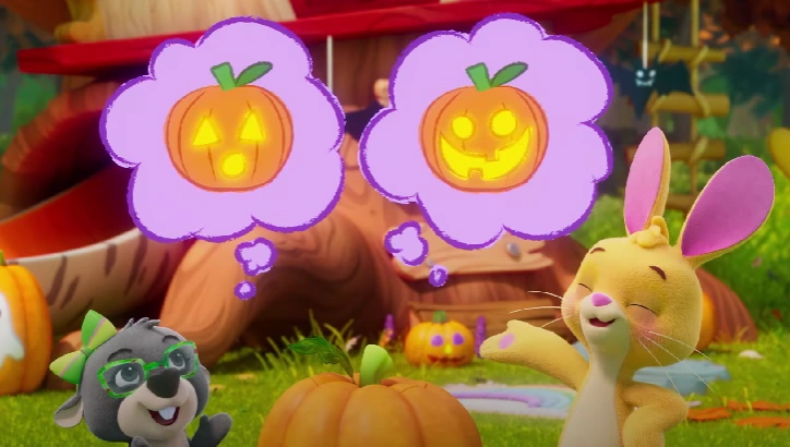 Rabbit, Bea Make a Jack-O'- Lantern | Winniepedia | Fandom