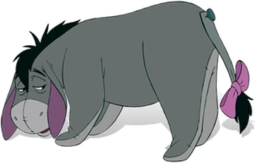 sad eeyore coloring pages