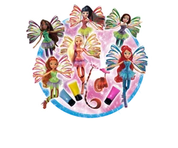 winx club coloring pages flora harmonix doll
