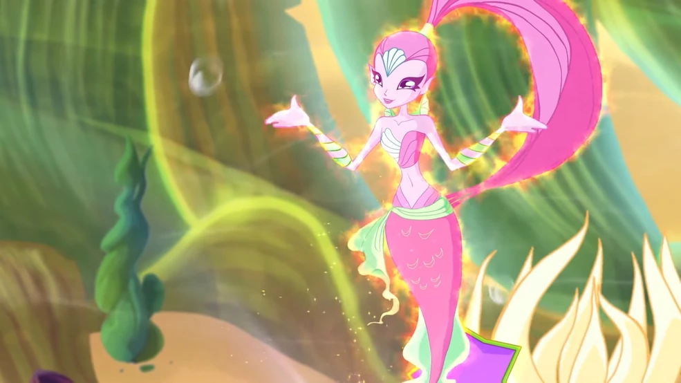 Winx Club Sirenix Transformacao Flora Sirenix | Wiki O Clube Das Winx