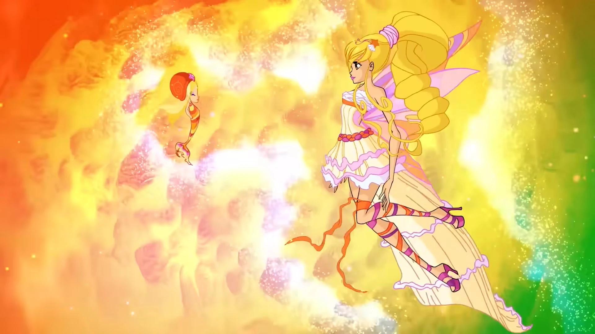 Winx Club Season 5 Bloom Harmonix Wallpaper