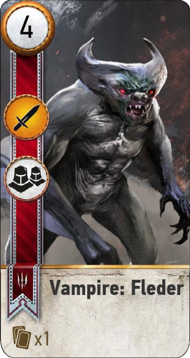Vampire: Fleder (gwent card) | Witcher Wiki | Fandom