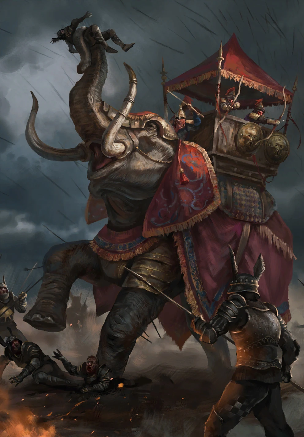 War Elephant Drawing