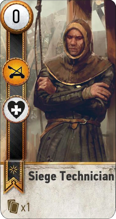 Siege Technician (gwent card) | Witcher Wiki | Fandom