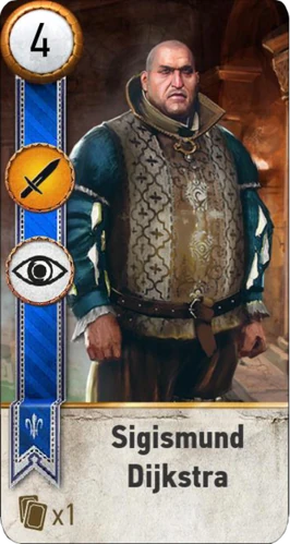 Sigismund Dijkstra (gwent card) | Witcher Wiki | Fandom