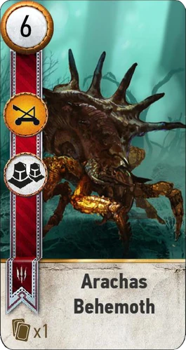 Arachas Behemoth (gwent card) | Witcher Wiki | Fandom