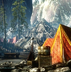 Camp of the Order of the Flaming Rose | Witcher Wiki | Fandom