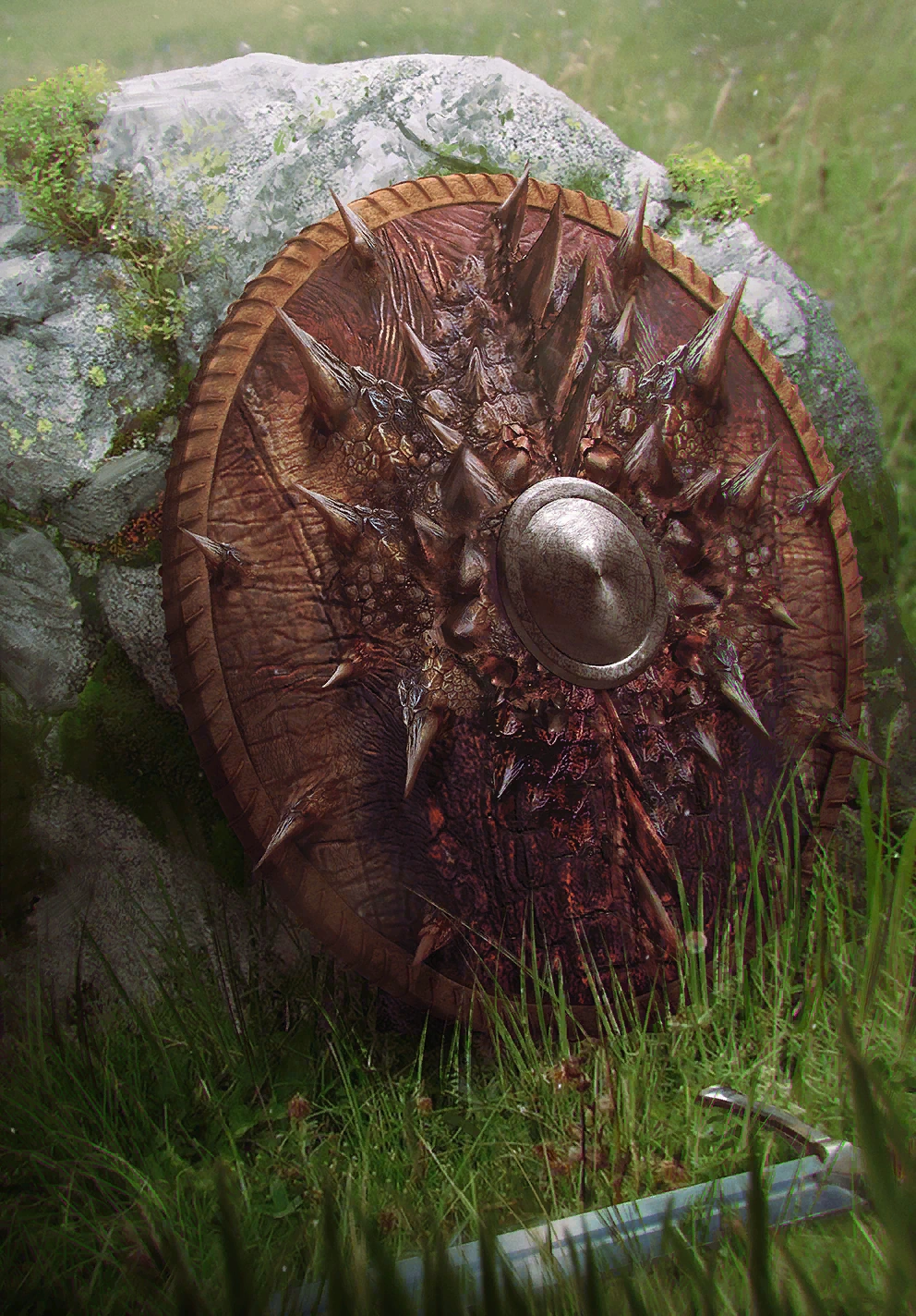 Wyvern Scale Shield (Thronebreaker card) | Witcher Wiki | Fandom