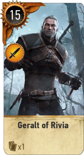 Geralt of Rivia (gwent card) | Witcher Wiki | Fandom