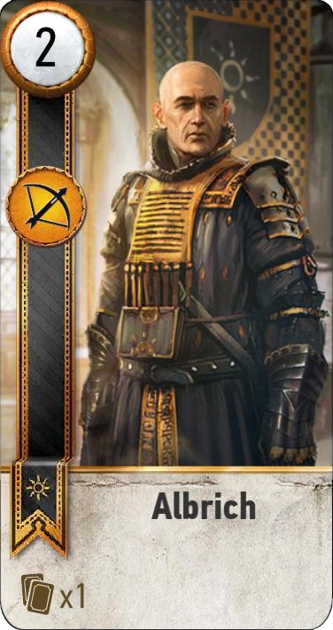 Albrich (gwent card) | Witcher Wiki | Fandom