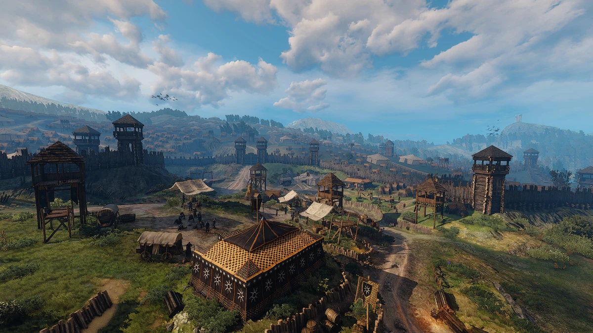 Nilfgaardian Army Group 'Center' Camp | Witcher Wiki | Fandom