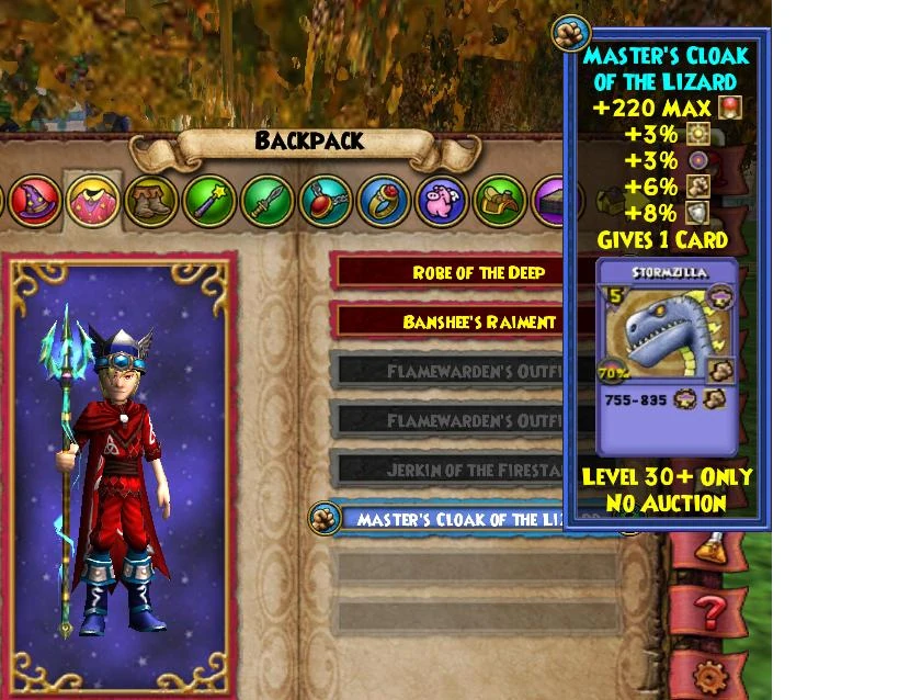 Category:Level 30+ Any School Robes | Wizard 101 Wiki | Fandom