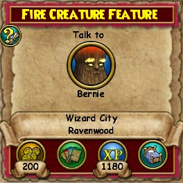 Fire Creature Feature | Wizard 101 Wiki | Fandom