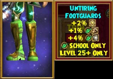 Untiring Footguards | Wizard 101 Wiki | Fandom