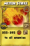 Meteor Strike Treasure Card | Wizard 101 Wiki | Fandom