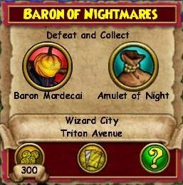 Baron of Nightmares | Wizard 101 Wiki | Fandom