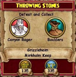 Throwing Stones | Wizard 101 Wiki | Fandom