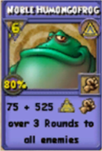 Noble Humongofrog Item Card | Wizard 101 Wiki | Fandom