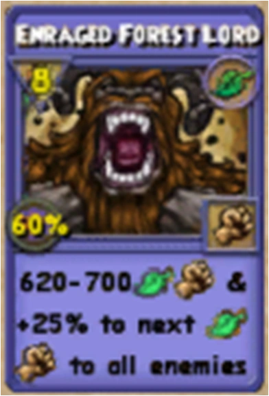 Enraged Forest Lord Item Card | Wizard 101 Wiki | Fandom