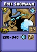 Evil Snowman Item Card | Wizard 101 Wiki | Fandom