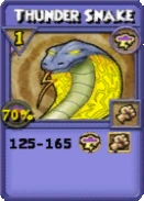 Thunder Snake Item Card | Wizard 101 Wiki | Fandom