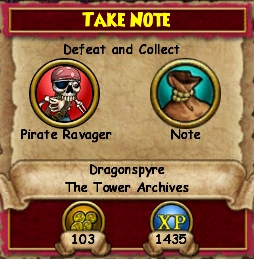 Take Note | Wizard 101 Wiki | Fandom