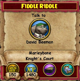 Fiddle Riddle | Wizard 101 Wiki | Fandom