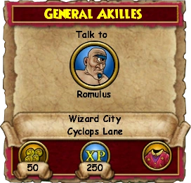 General Akilles (Quest) | Wizard 101 Wiki | Fandom
