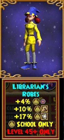 Librarian's Robes | Wizard 101 Wiki | Fandom