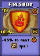 Fire Shield Item Card | Wizard 101 Wiki | Fandom