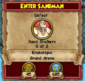 Enter Sandman | Wizard 101 Wiki | Fandom