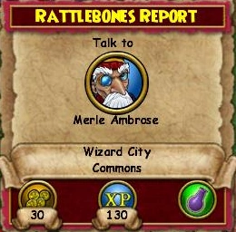 Rattlebones Report | Wizard 101 Wiki | Fandom