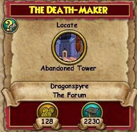 The Death-Maker | Wizard 101 Wiki | Fandom